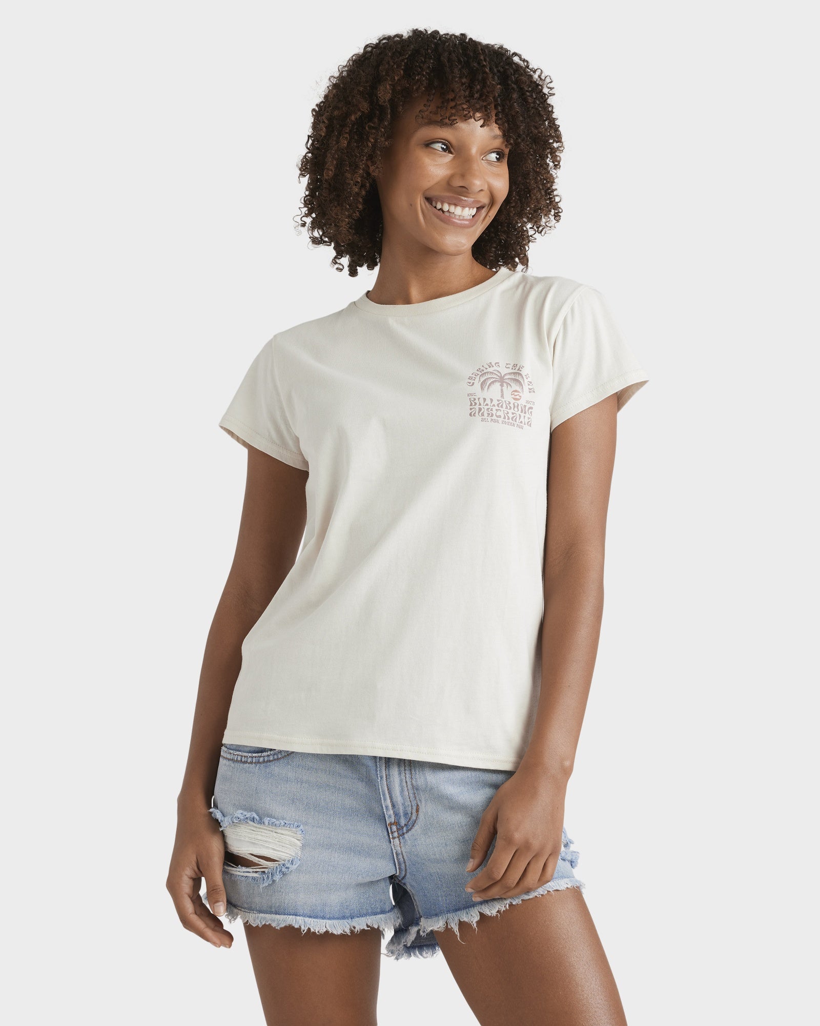 Womens Destination Australia T-Shirt - SALT CRYSTAL 1 | Billabong AU