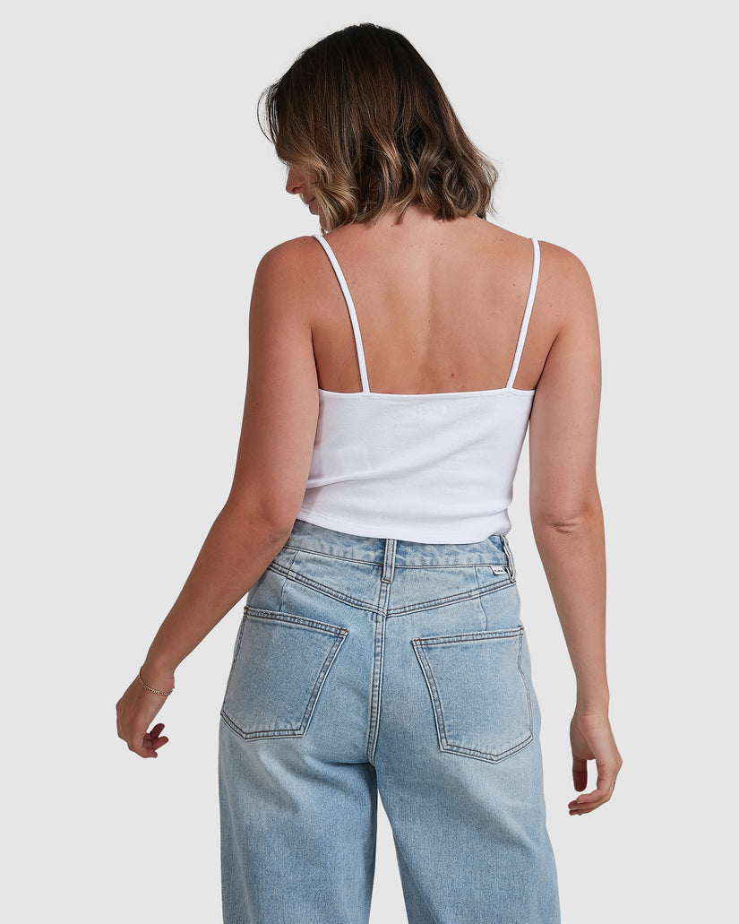 Womens Mini Tank Top - WHITE | Billabong AU