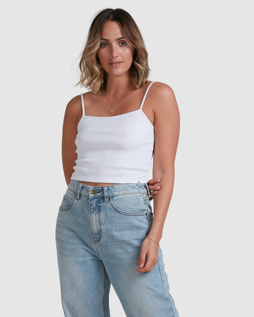 Womens Mini Tank Top - WHITE | Billabong AU