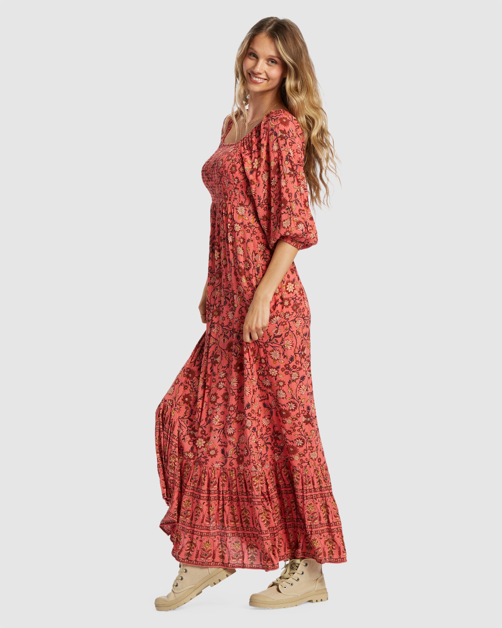 Womens Full Bloom Dress - HIBISCUS | Billabong AU