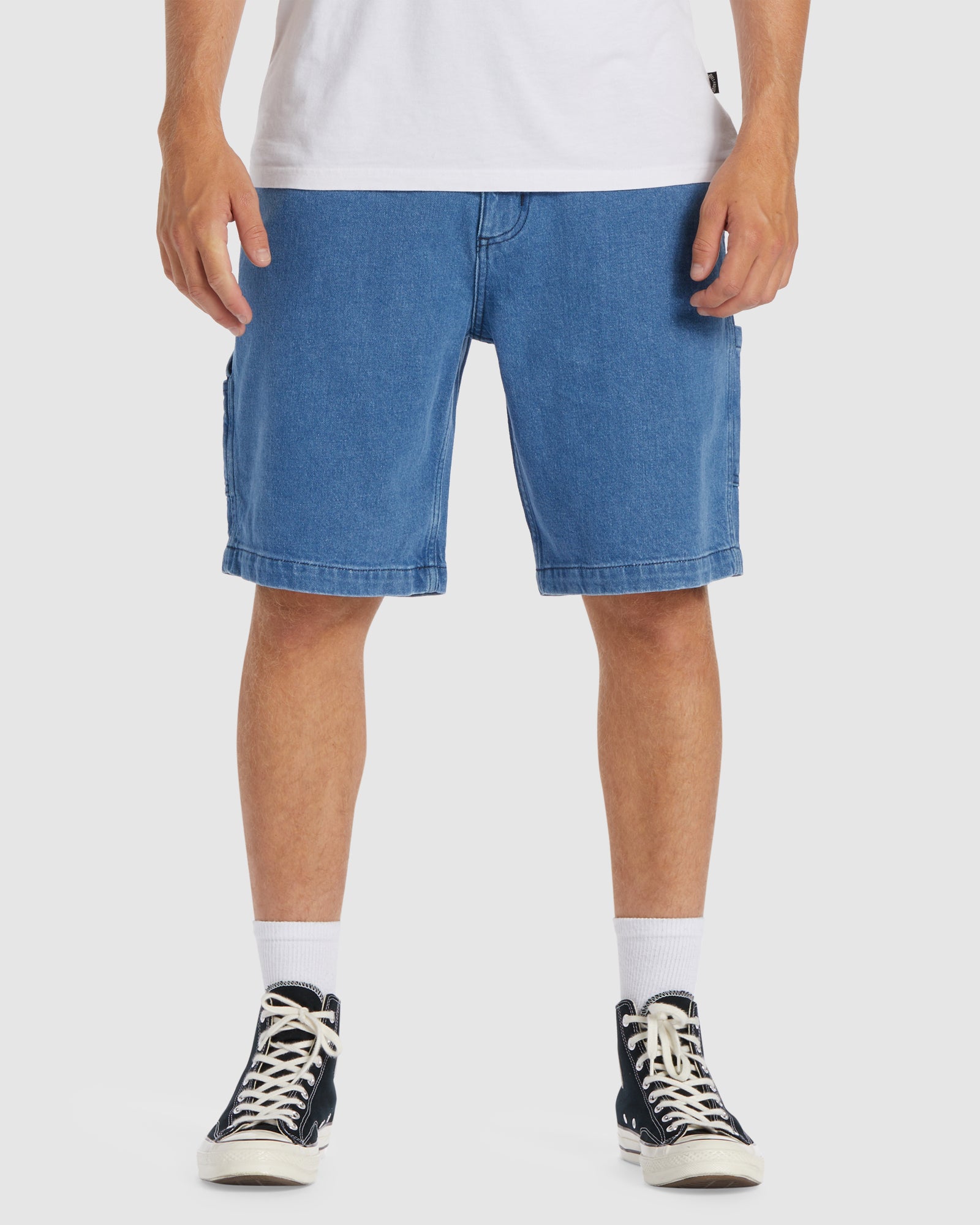 Mens Bad Dog Workwear 21" Shorts - INDIGO | Billabong AU