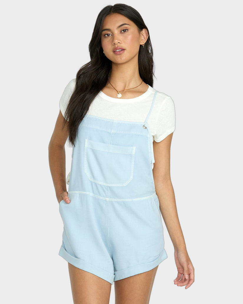 Womens Wild Pursuit Overalls - WASHED CHAMBRAY | Billabong AU