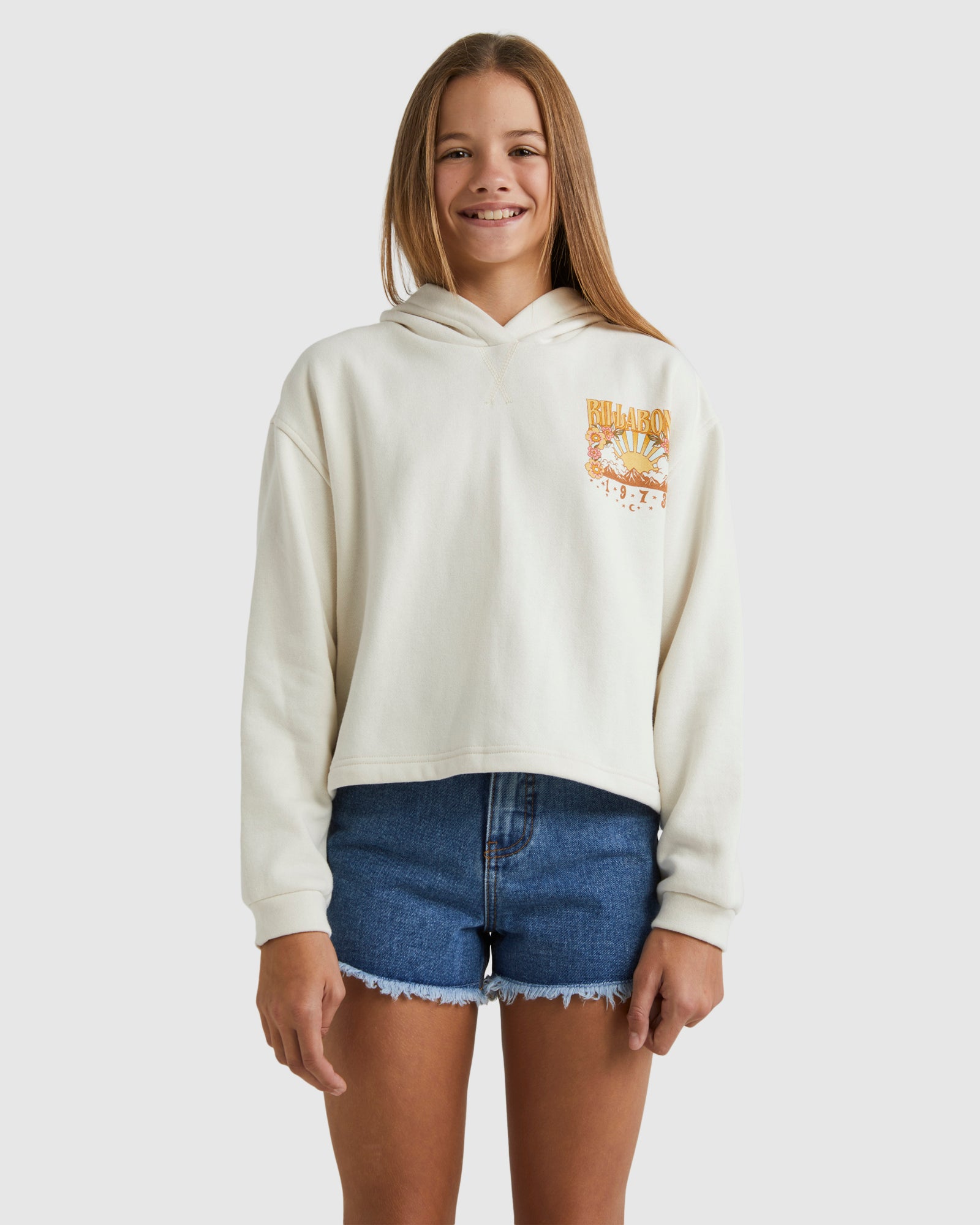 Girls 6-14 Easy Breeze Crew - SALT CRYSTAL | Billabong AU