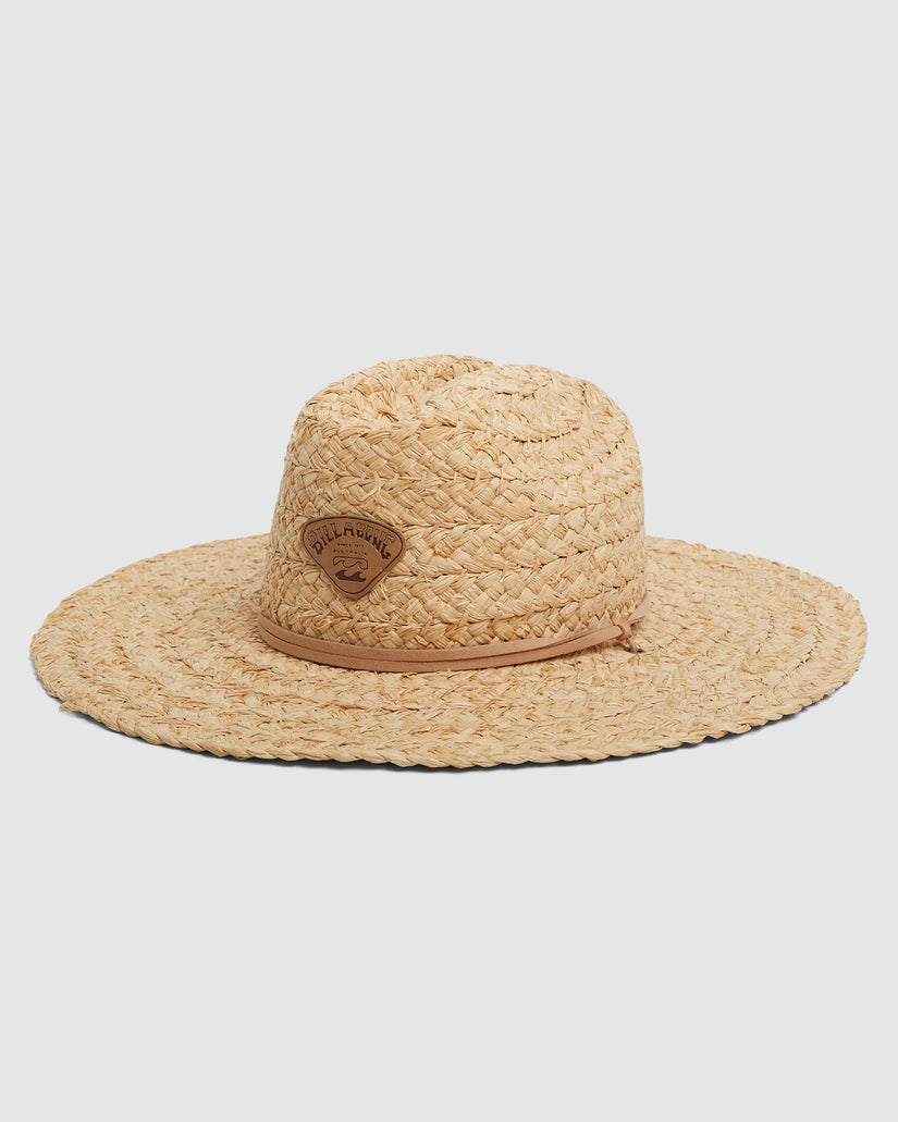Womens Wave Chaser Straw Hat - NATURAL | Billabong AU