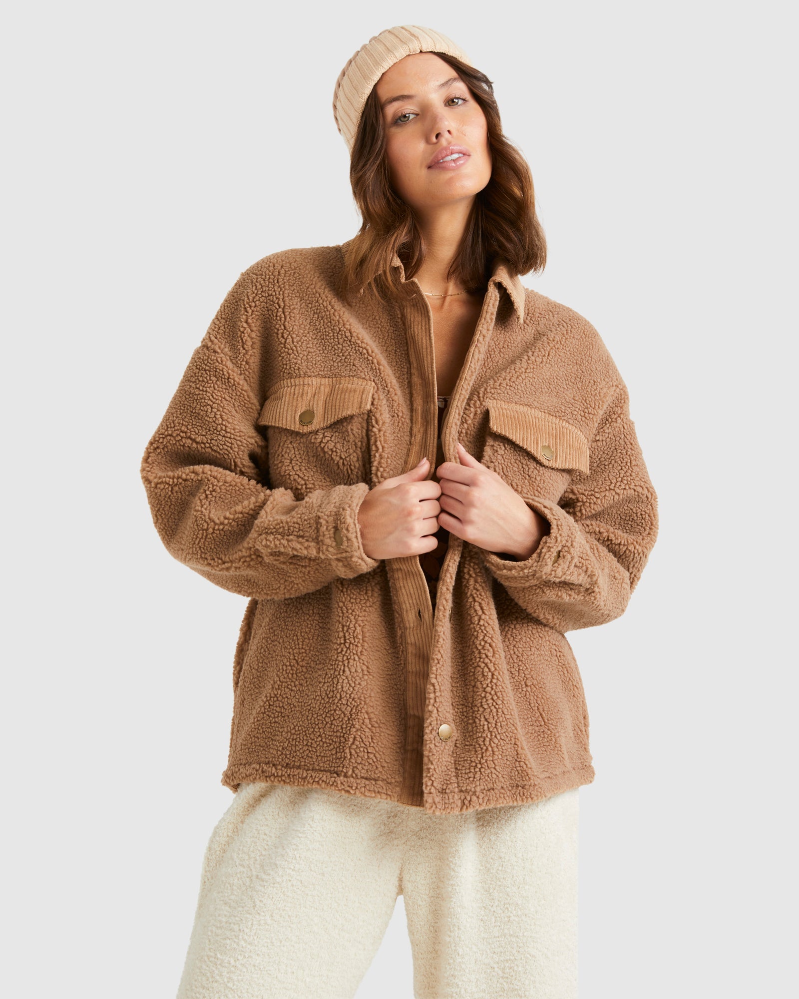 Womens Feeling Toasty Jacket - TOFFEE | Billabong AU