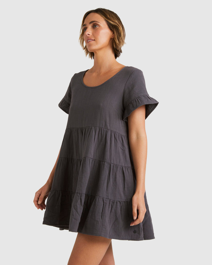 Womens Pixie Mini Dress - WASHED BLACK | Billabong AU