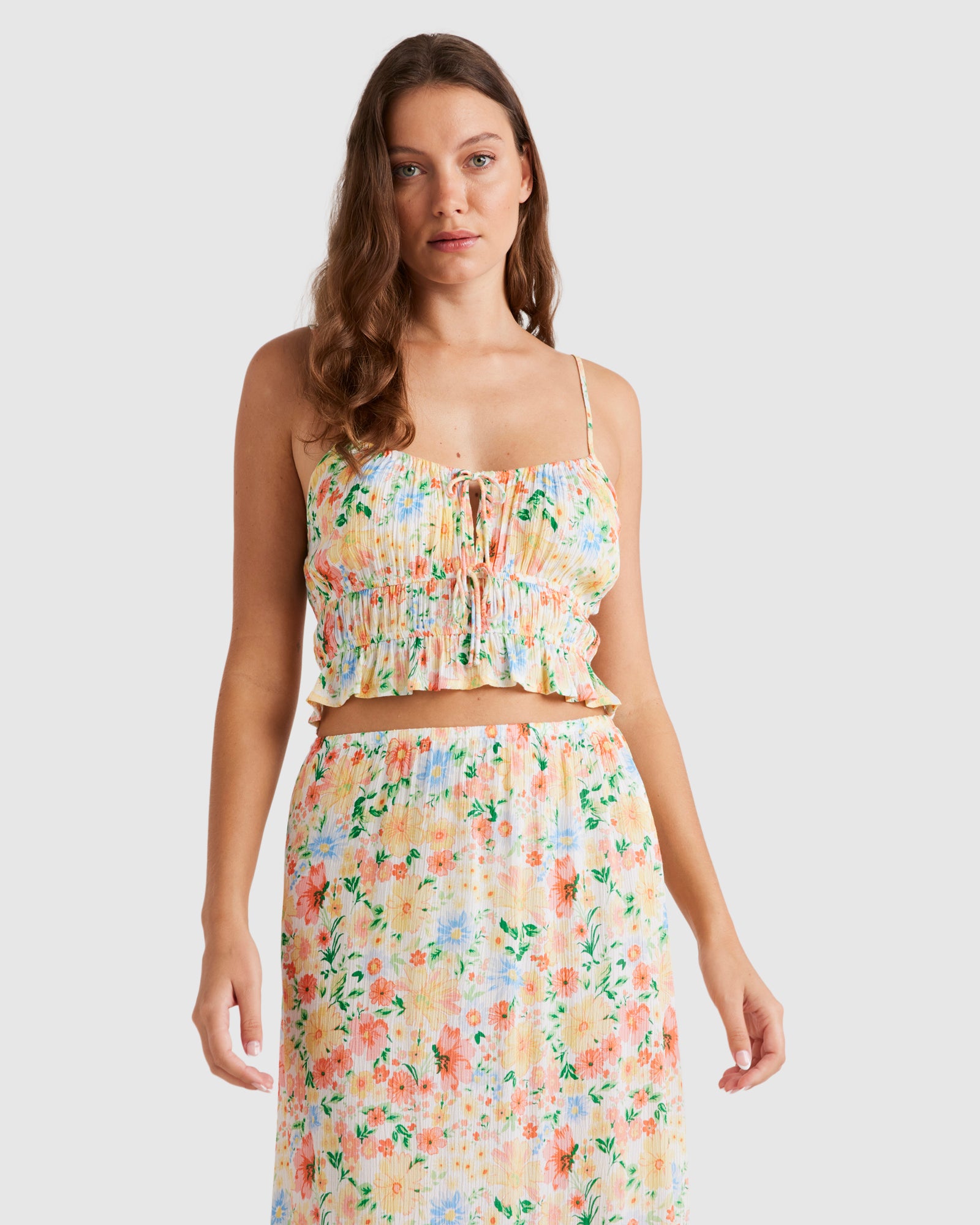 Womens True Romance Crop Top - WHITE | Billabong AU