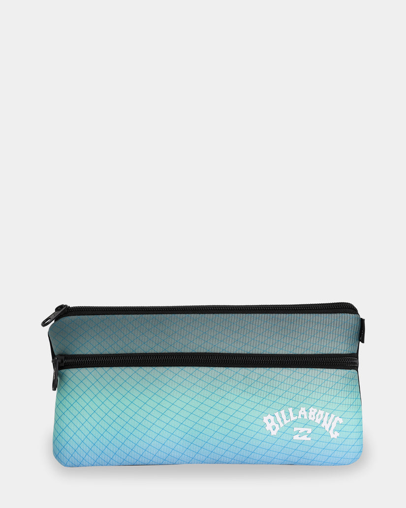 Mens Small Pencil Case - CRYSTAL BLUE | Billabong AU