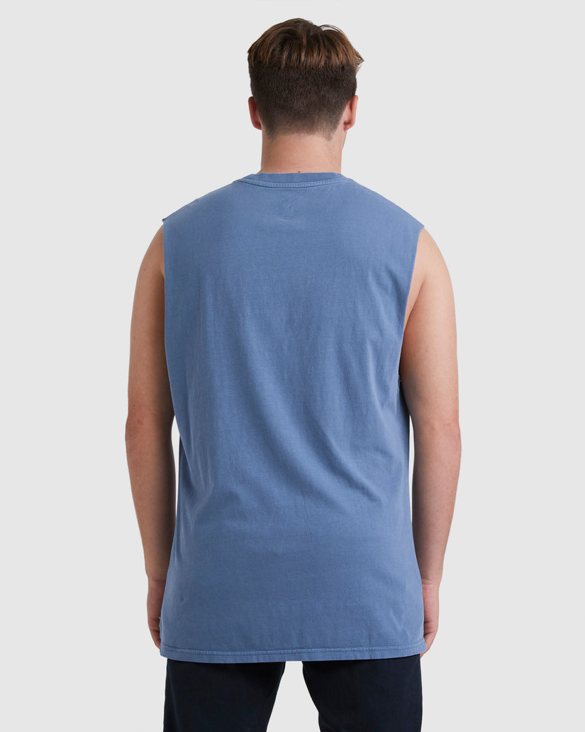 Mens Premium Wave Wash Tank Top - NORTH SEA | Billabong AU
