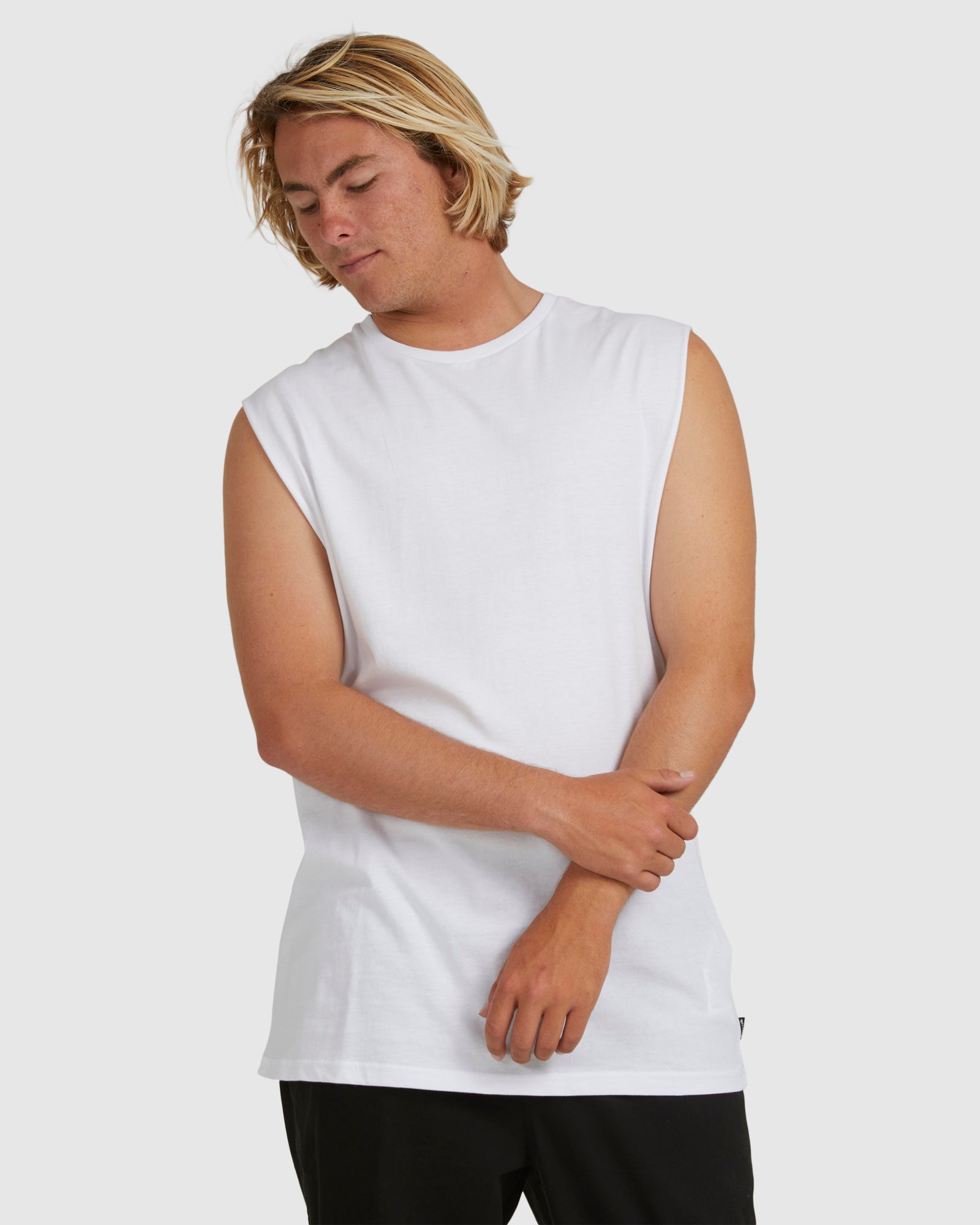 Mens Premium Wave Wash Tank Top - WHITE | Billabong AU