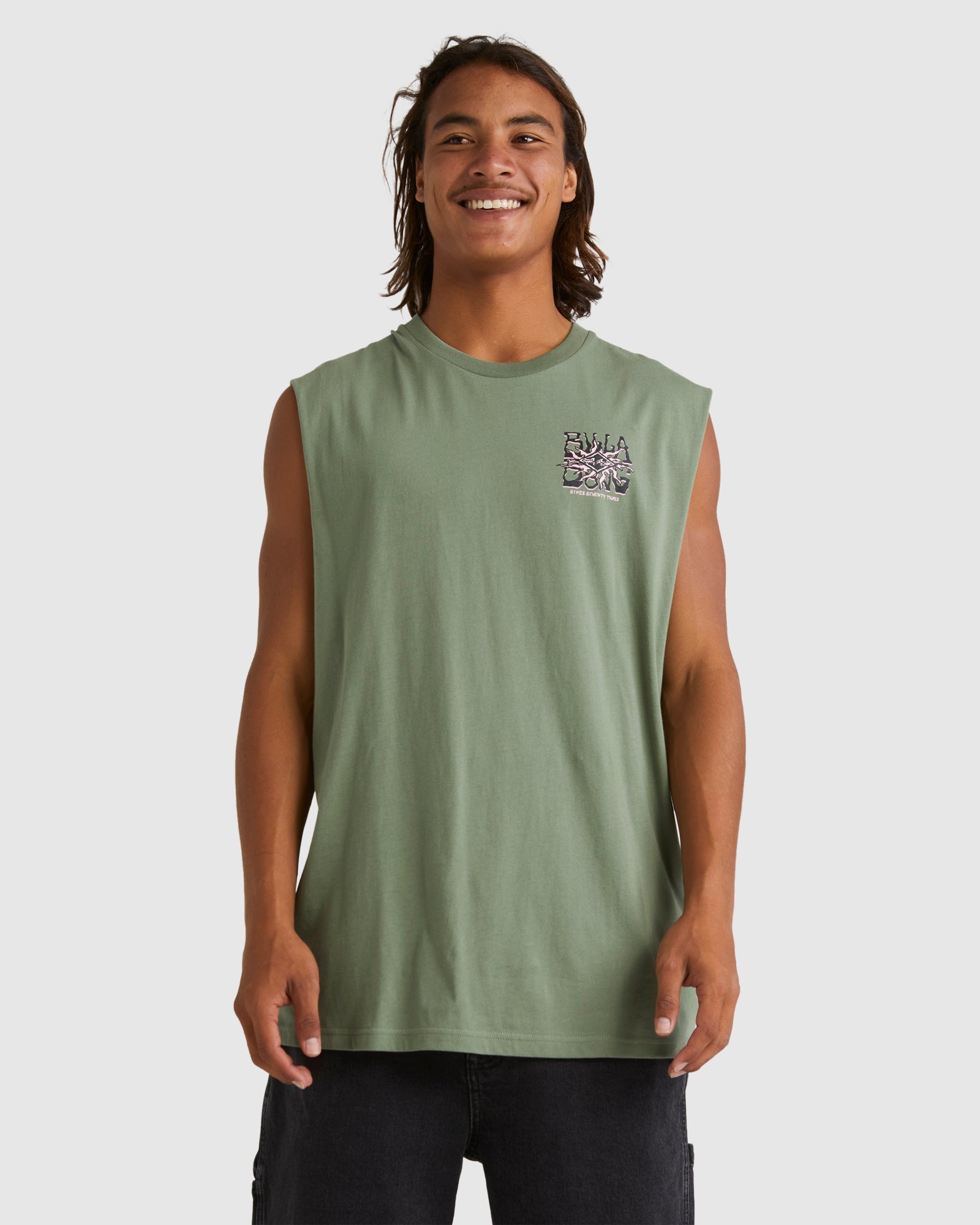 Mens Seventy Three Sun Tank Top - SAGE | Billabong AU